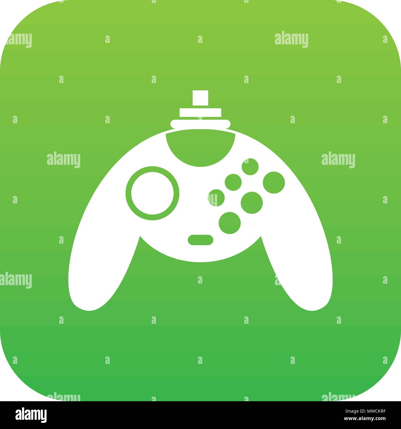 Gamepad icon digital green Stock Vector Image & Art - Alamy