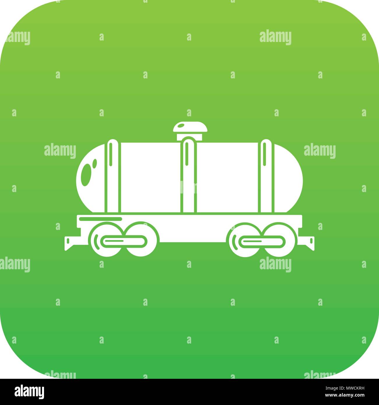 Tank car icon green vector Stock Vector Image & Art - Alamy