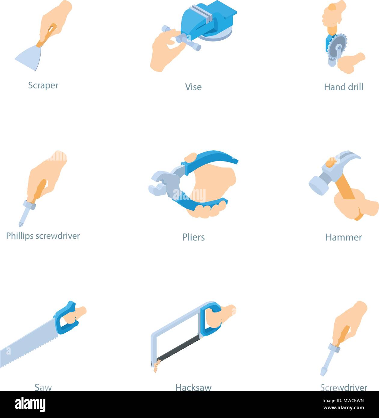 Overhaul icons set, cartoon style Stock Vector Image & Art - Alamy