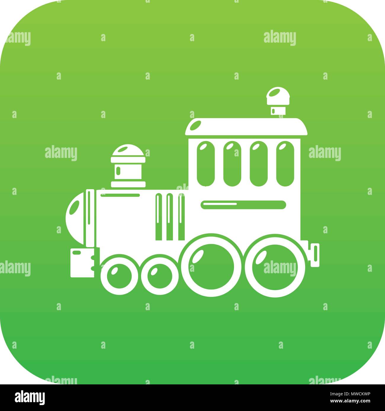 Railroad icon green vector Stock Vector Image & Art - Alamy