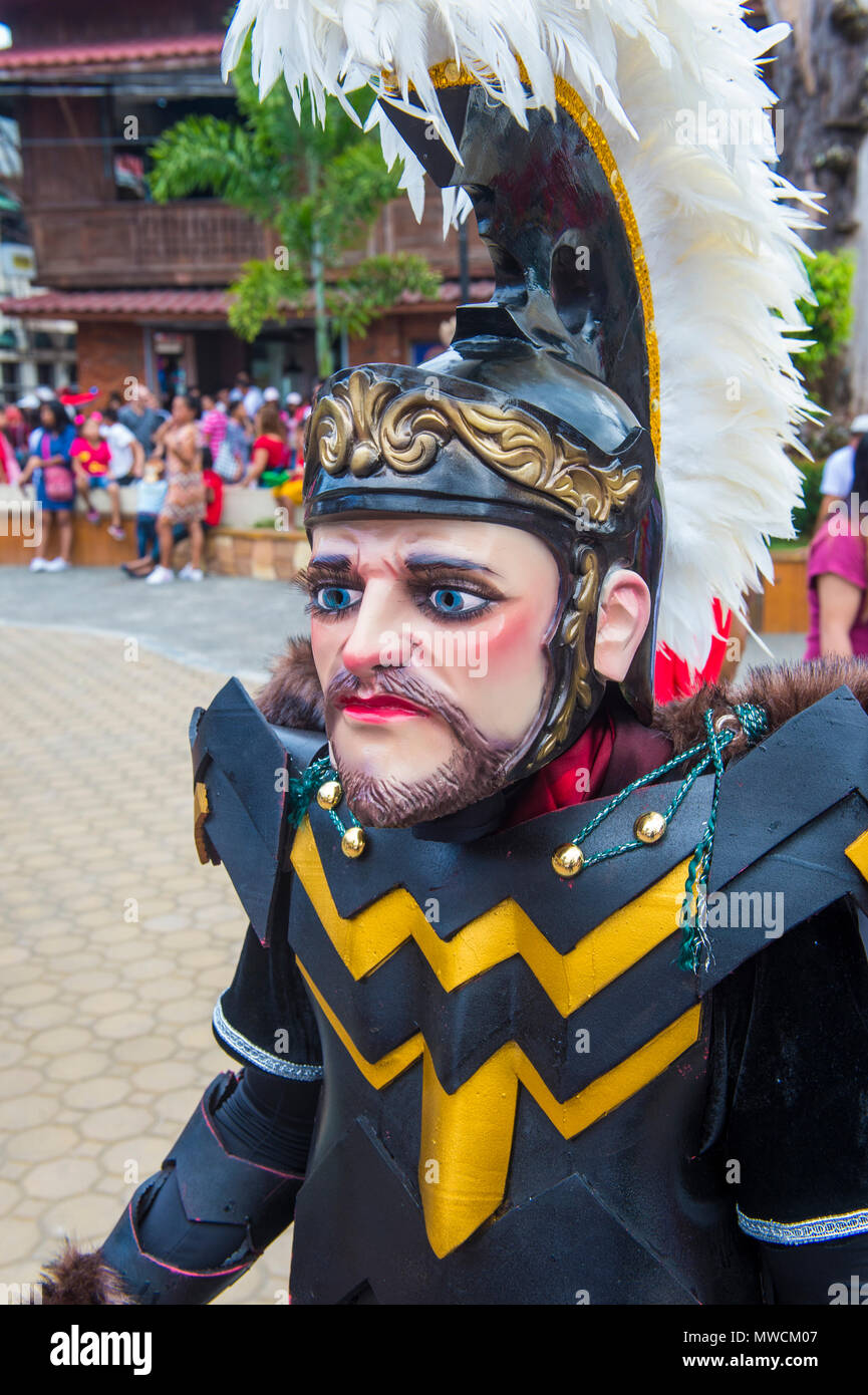 Participant in the Moriones festival in Boac Marinduque island the ...