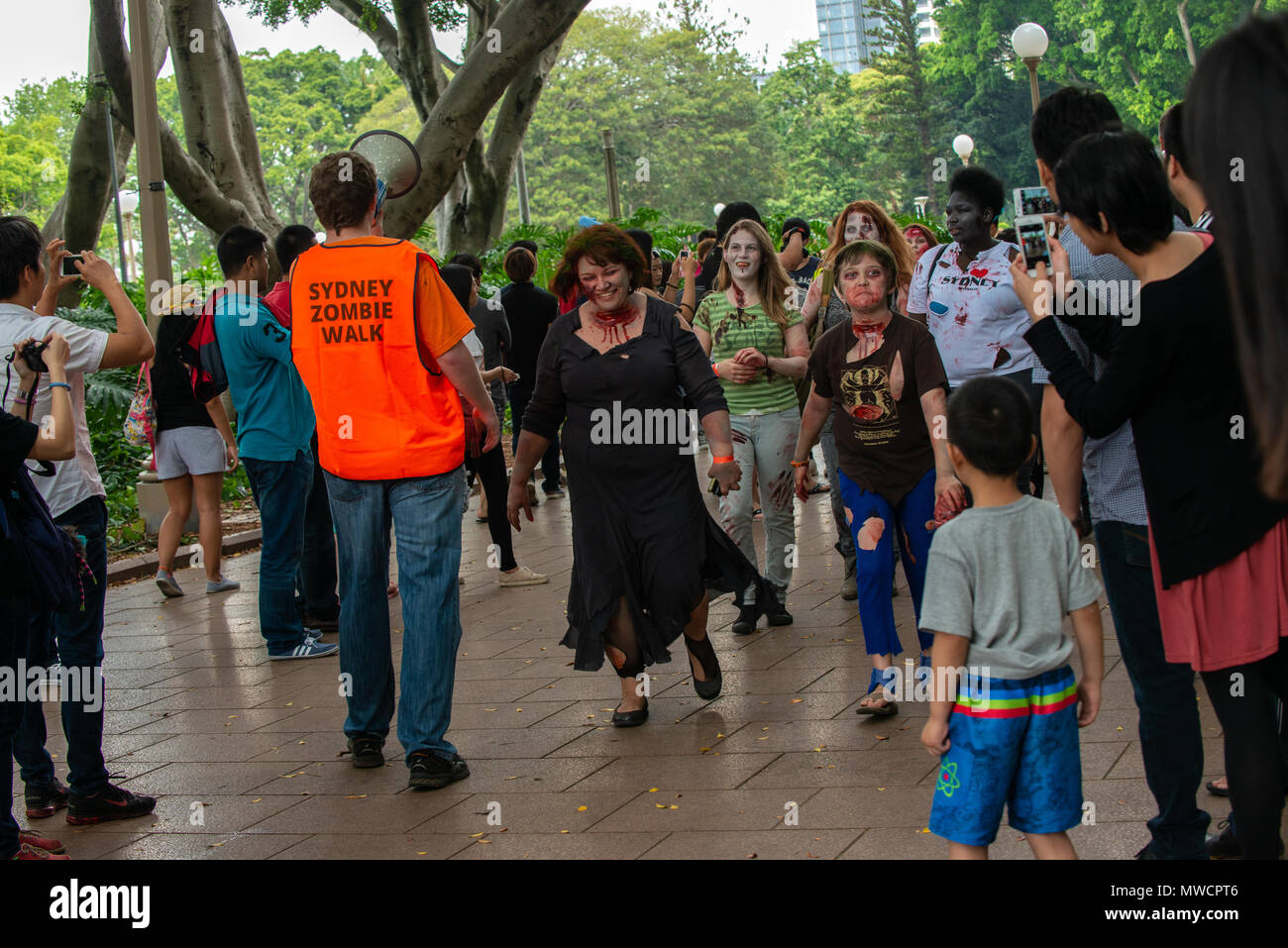 Zombie Walk Sydney Australia, 2 November 2013 : Participants dressed up ...