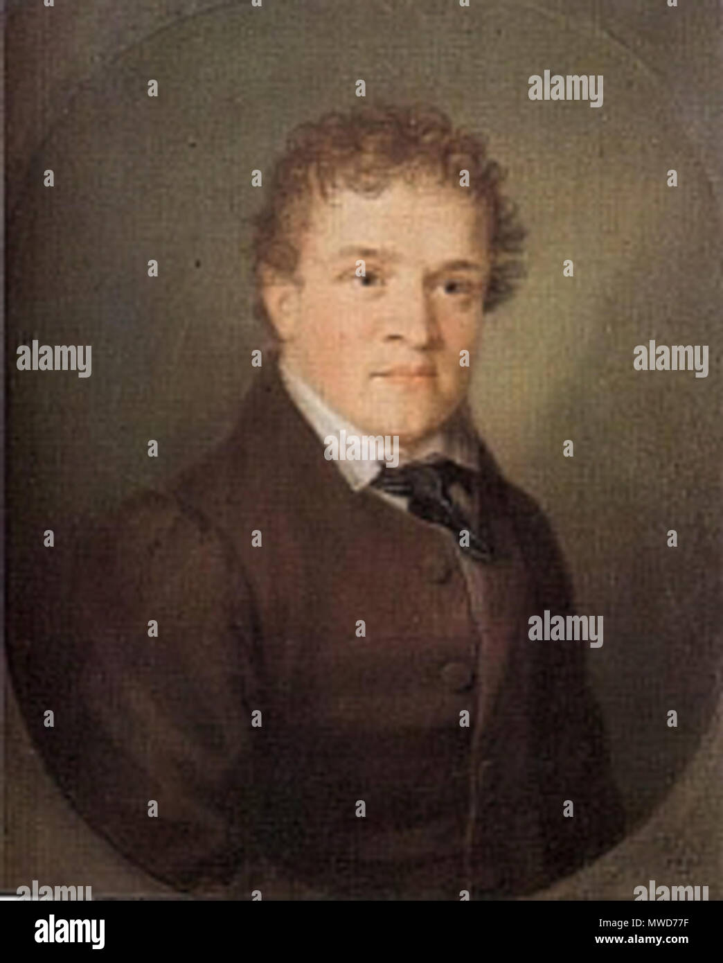 . English: one of two portraits of Hauser by Kreul (pastel) . Unknown ...