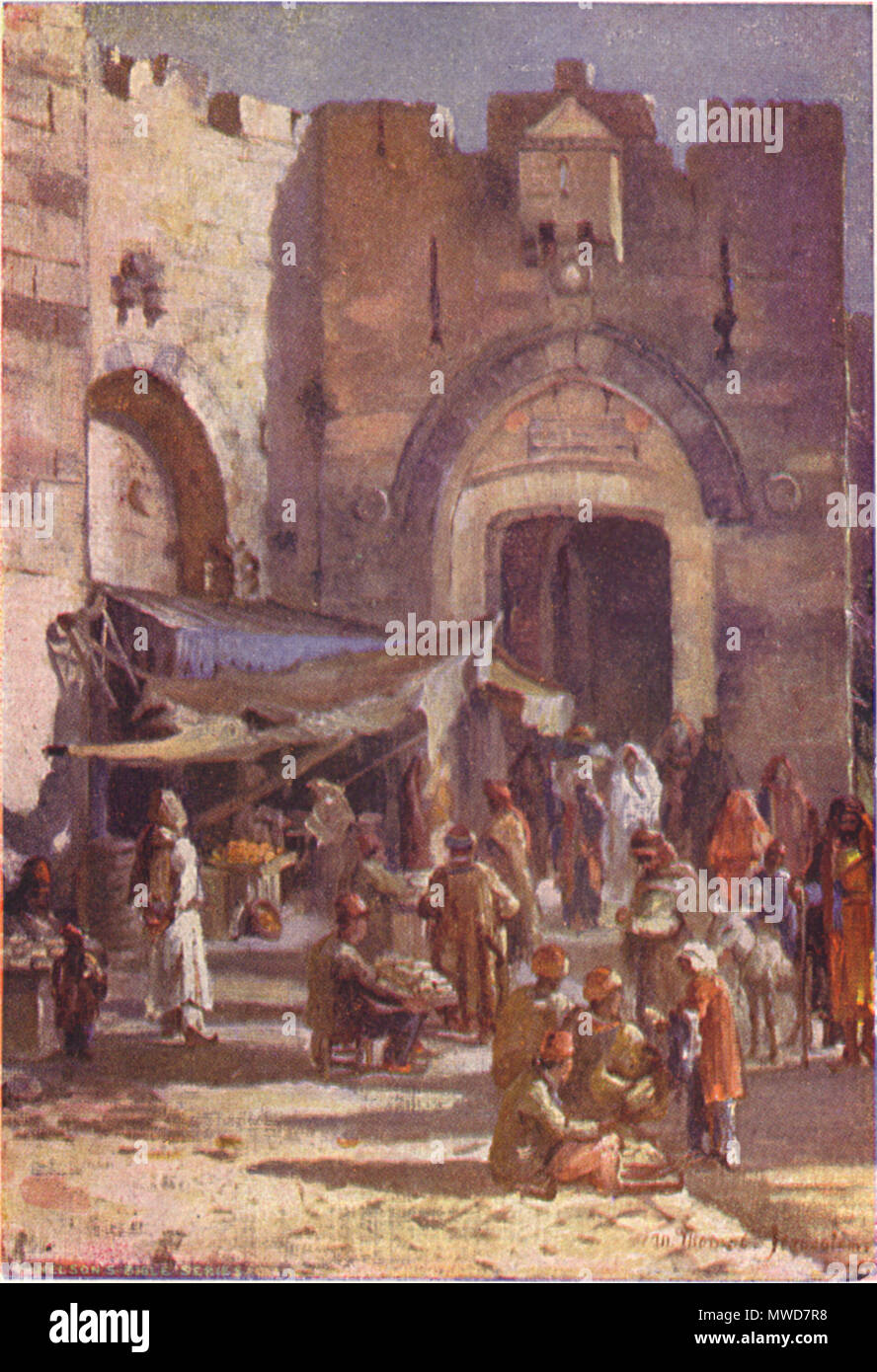 . Jerusalem. Jaffa gate of the city. 1911 268 Heart of the Bible 1911 ...