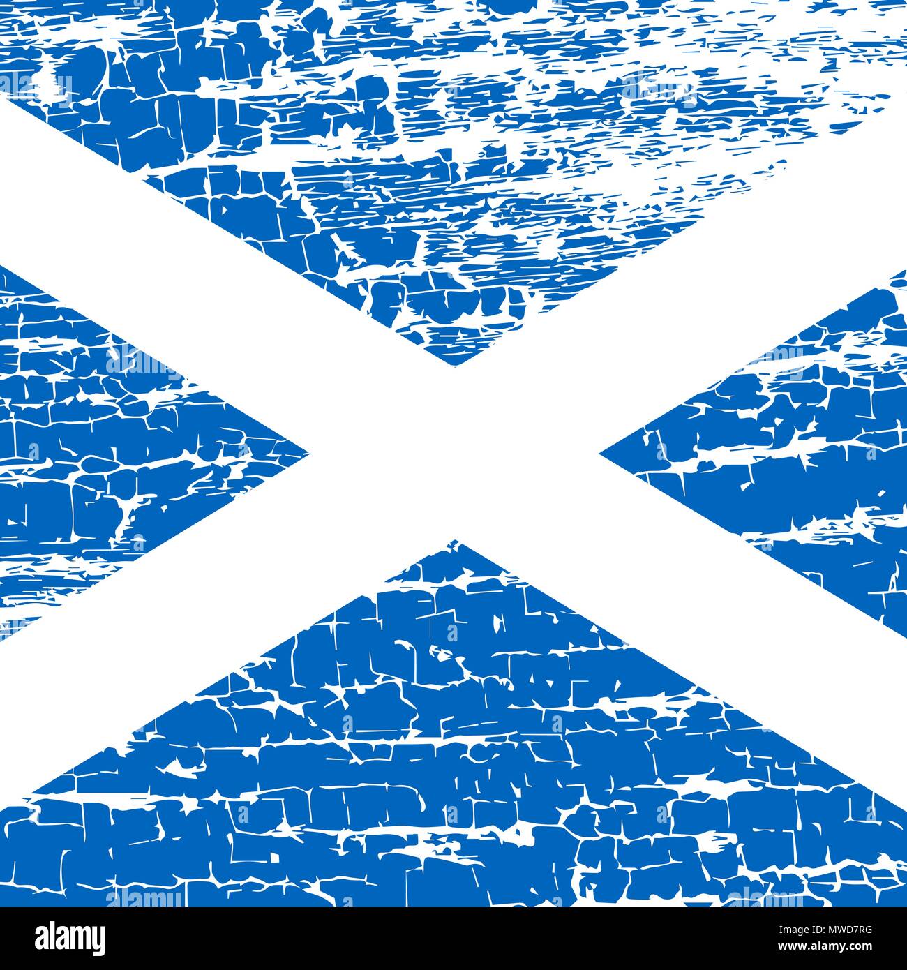 Waving scottish flag Stock Vector Images - Alamy
