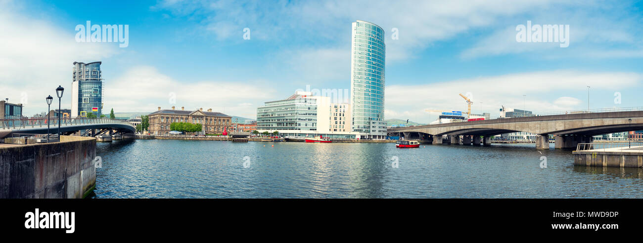 River lagan panorama hi-res stock photography and images - Alamy