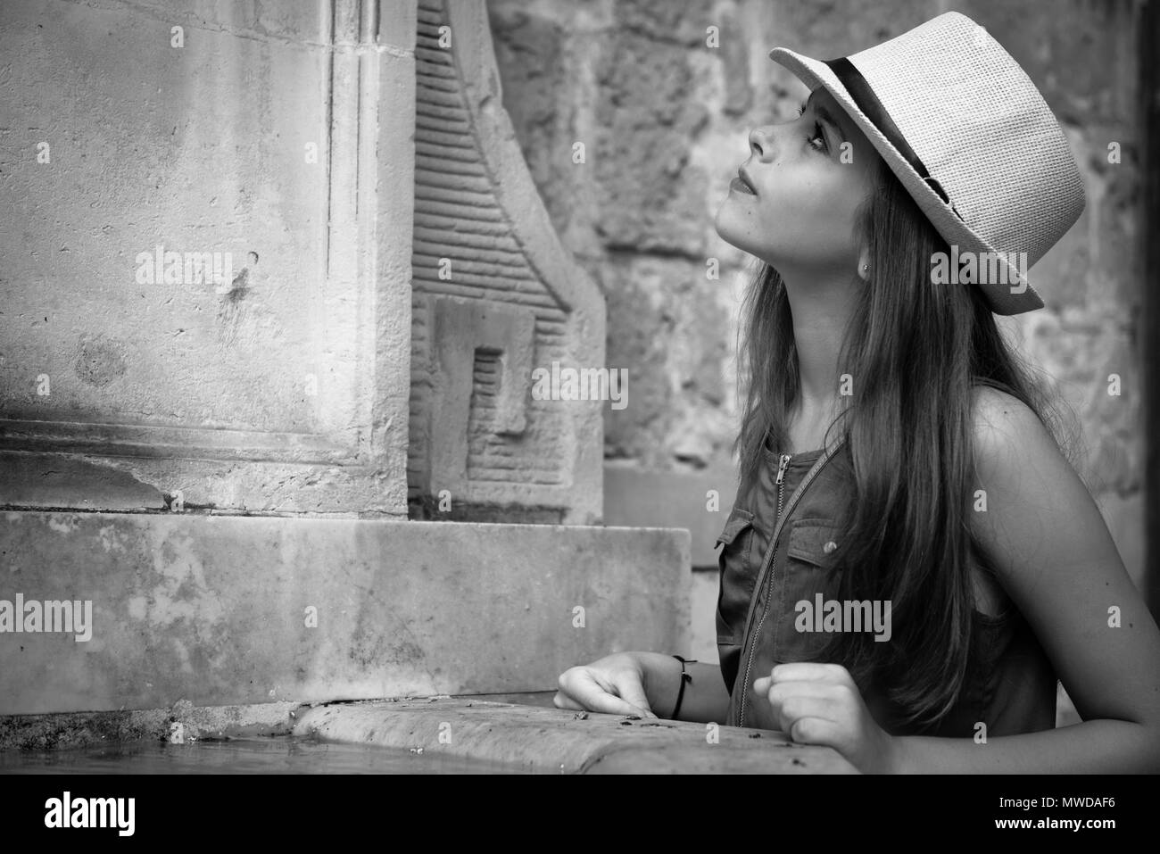 Malta girl Black and White Stock Photos & Images - Alamy