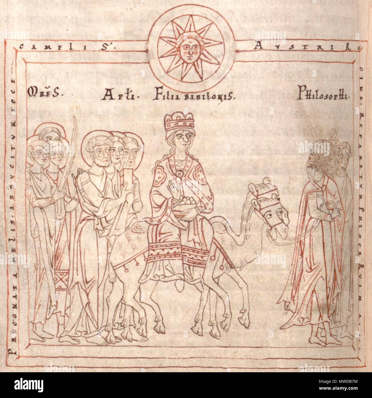 . English: the bride of Christ under the law, depicted as the daughter ...