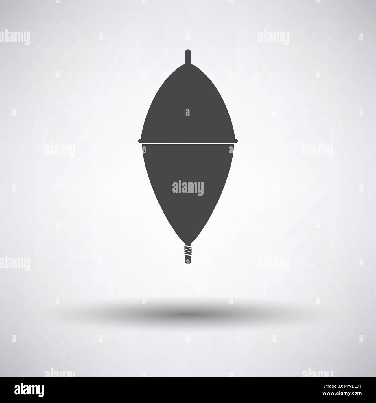 Icon of float on gray background, round shadow. Vector illustration Stock Vector Image & Art - Alamy