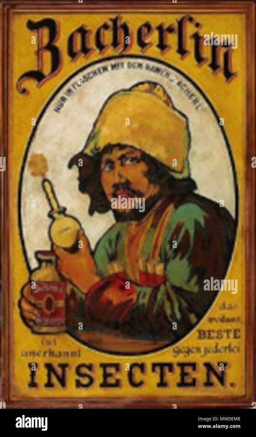 . Advertising campaign for the insecticide Zacherlin (1910) Noise ...