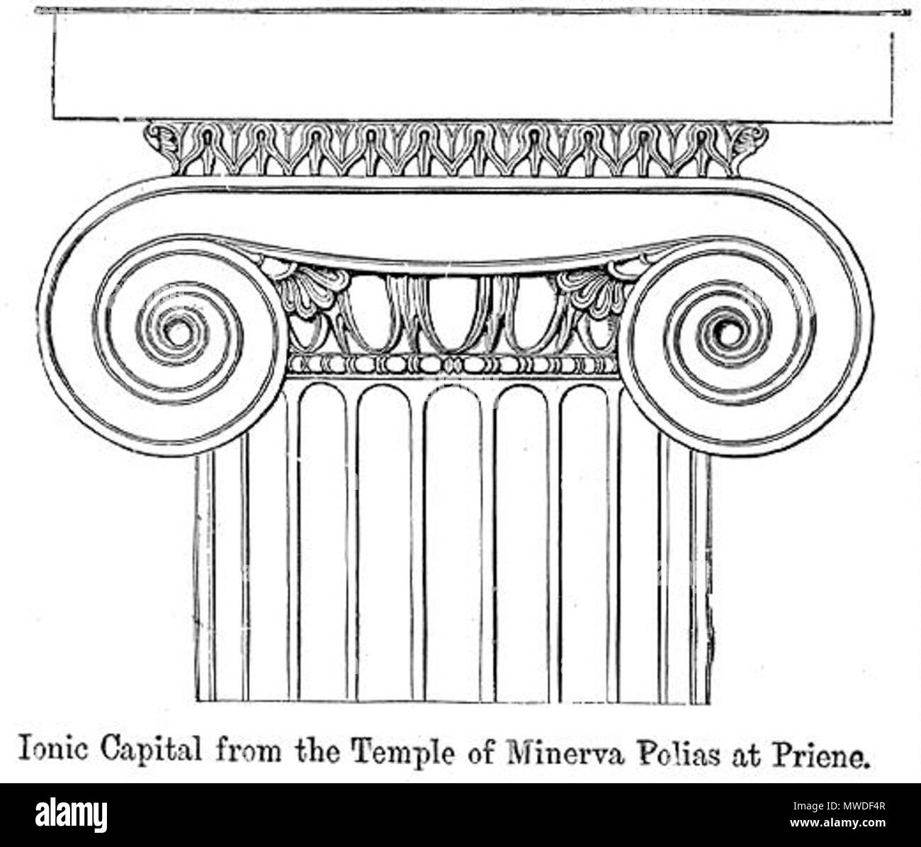 The ionic temple Black and White Stock Photos & Images - Alamy