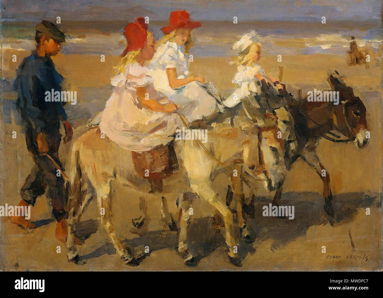 . English: Donkey Riding on the Beach Nederlands: Ezeltje rijden op het ...