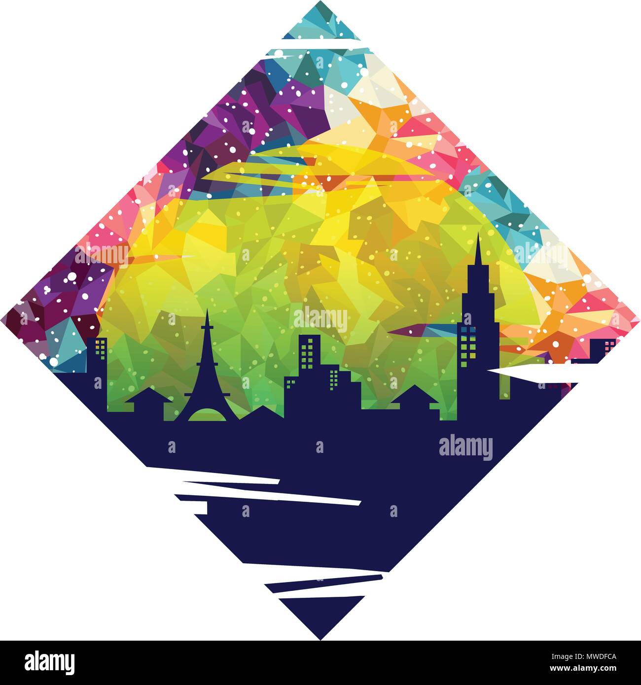 capital city theme vector art illustration Stock Vector Image & Art - Alamy