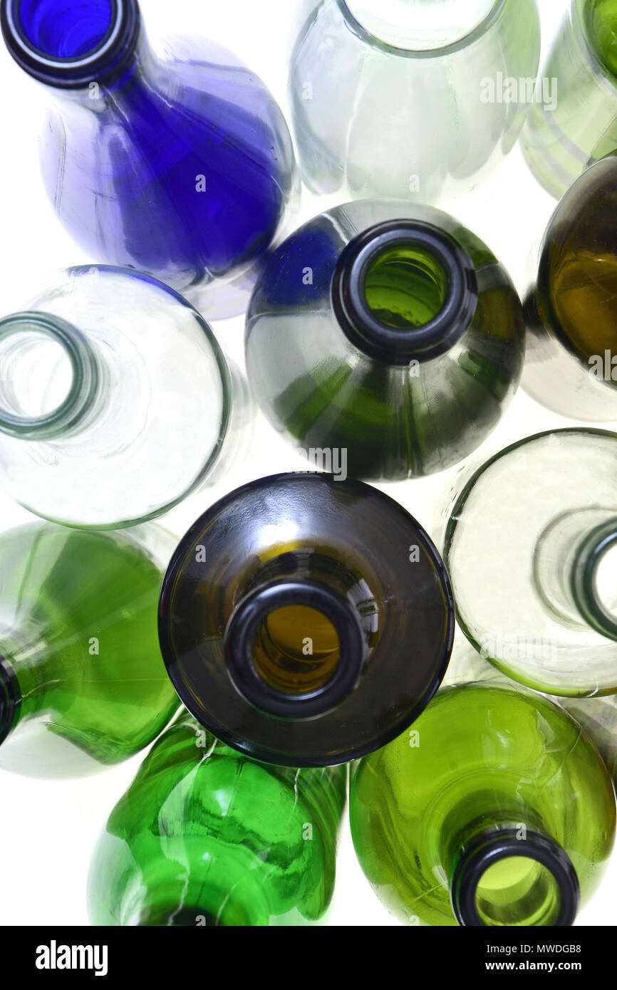 closeup of recycling glass Stock Photo - Alamy