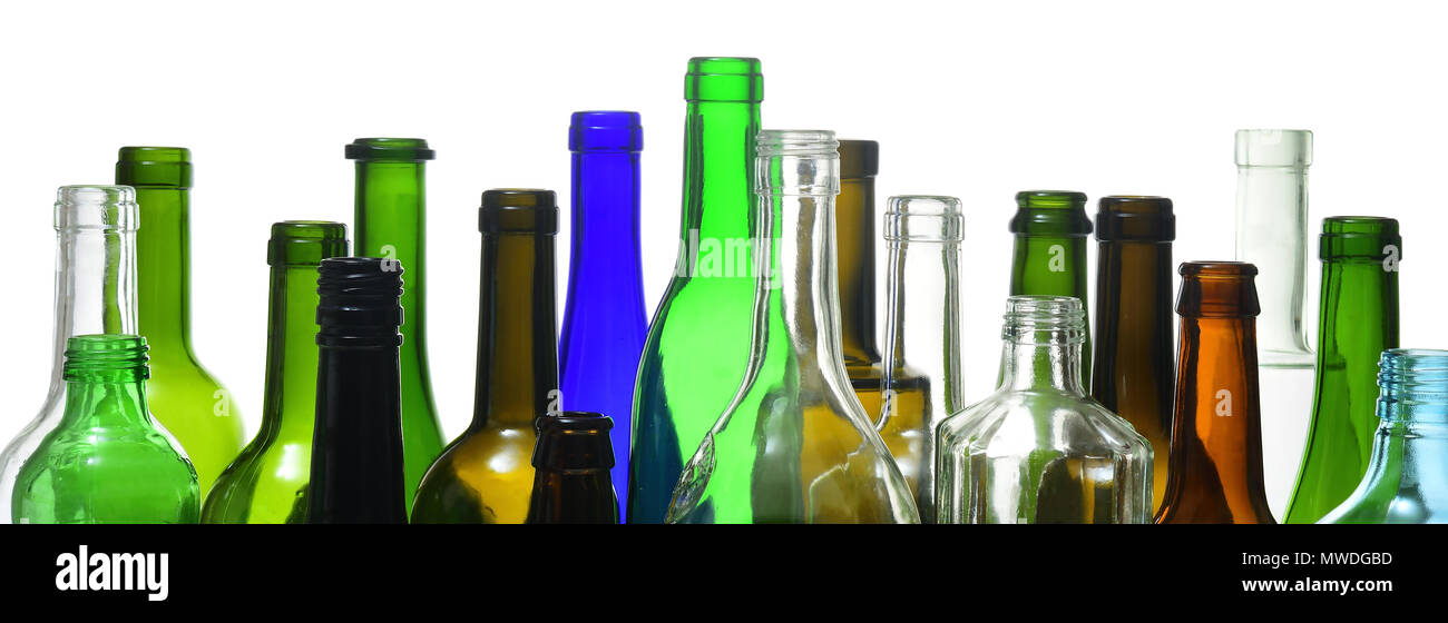 bottlenecks on white background Stock Photo - Alamy