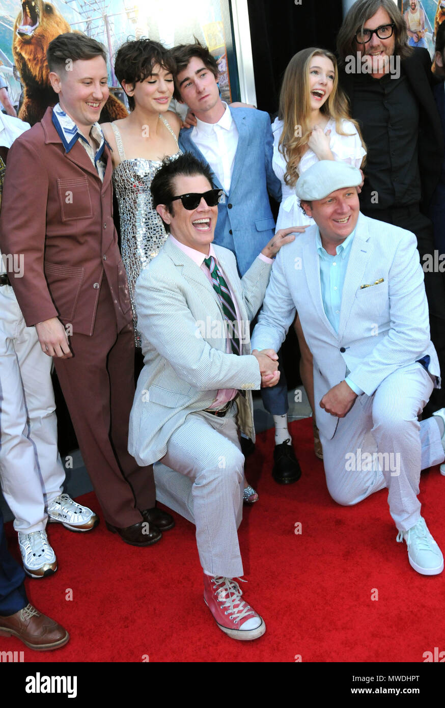 LOS ANGELES, CA - MAY 31: (L-R) Actors Johnny Pemberton, Brigette Lundy ...