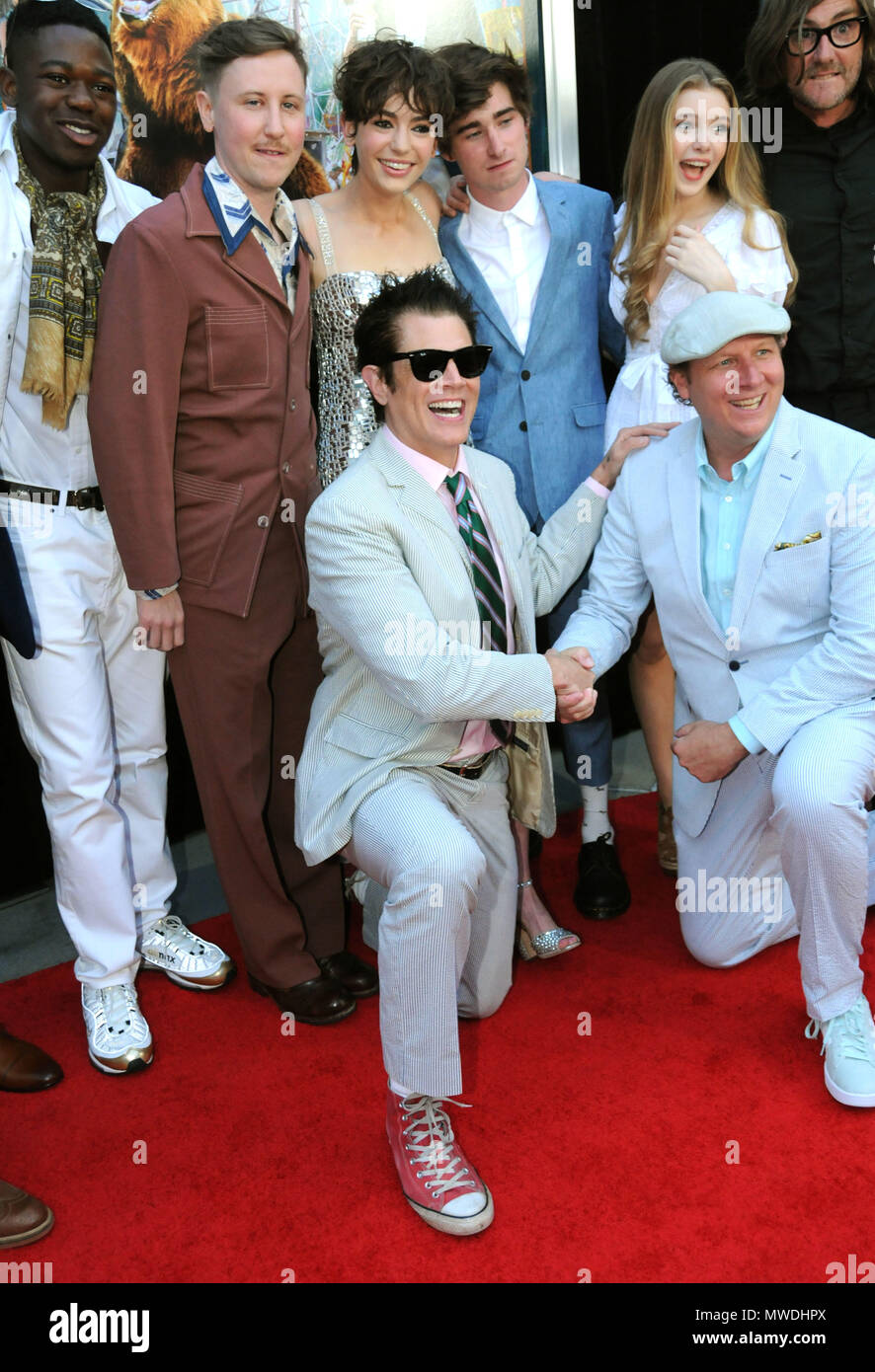 LOS ANGELES, CA - MAY 31: (L-R) Actors Johnny Pemberton, Brigette Lundy ...