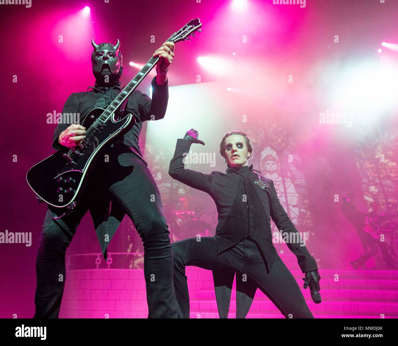 Milwaukee, Wisconsin, USA. 31st May, 2018. NAMELESS GHOUL and singer ...