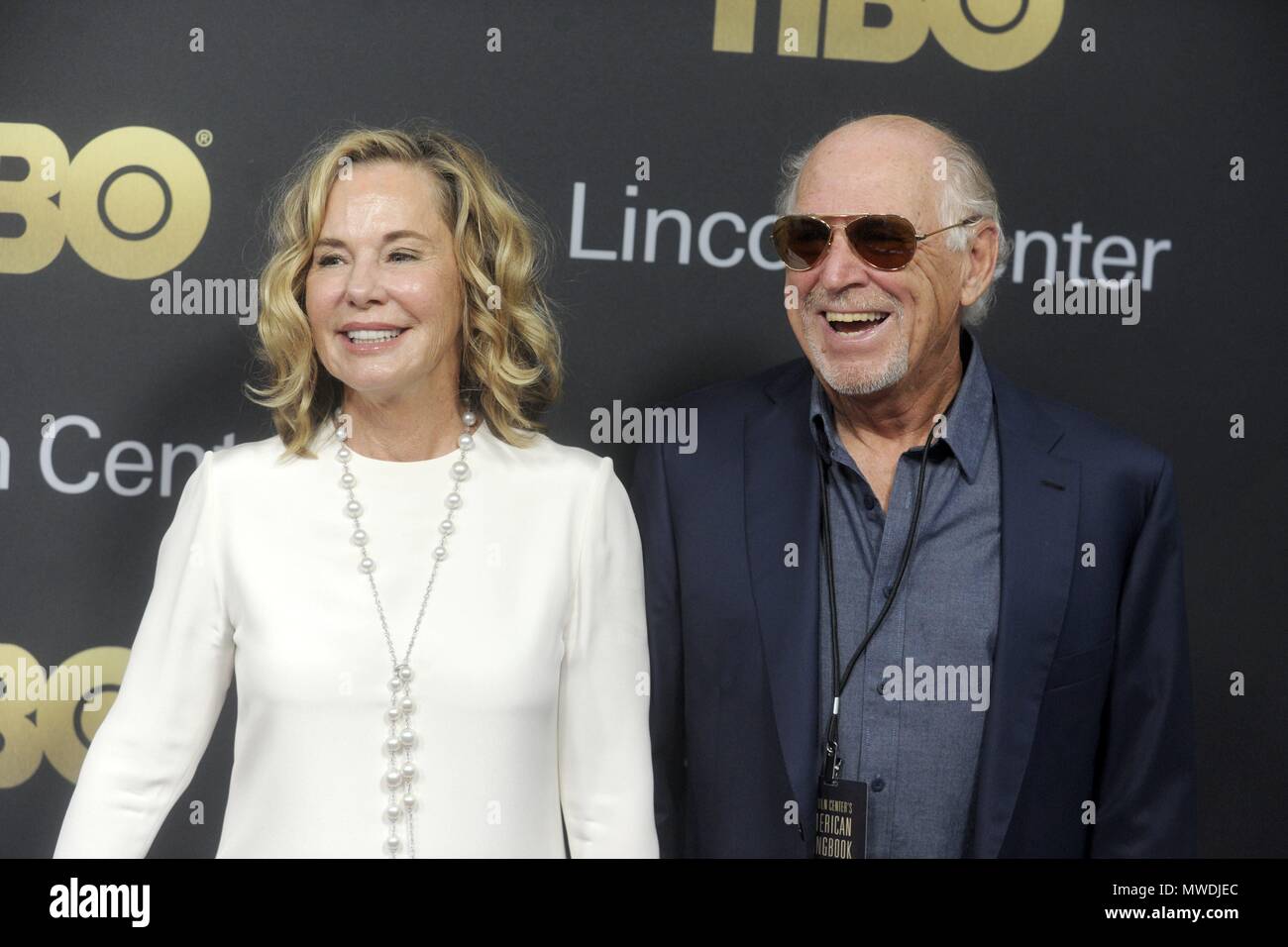 New York City. 29th May, 2018. Jimmy Buffett and his wife Jane Slagsvol ...