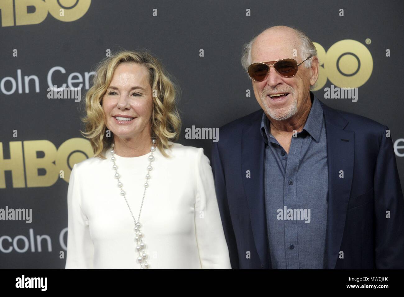New York City. 29th May, 2018. Jimmy Buffett and his wife Jane Slagsvol ...