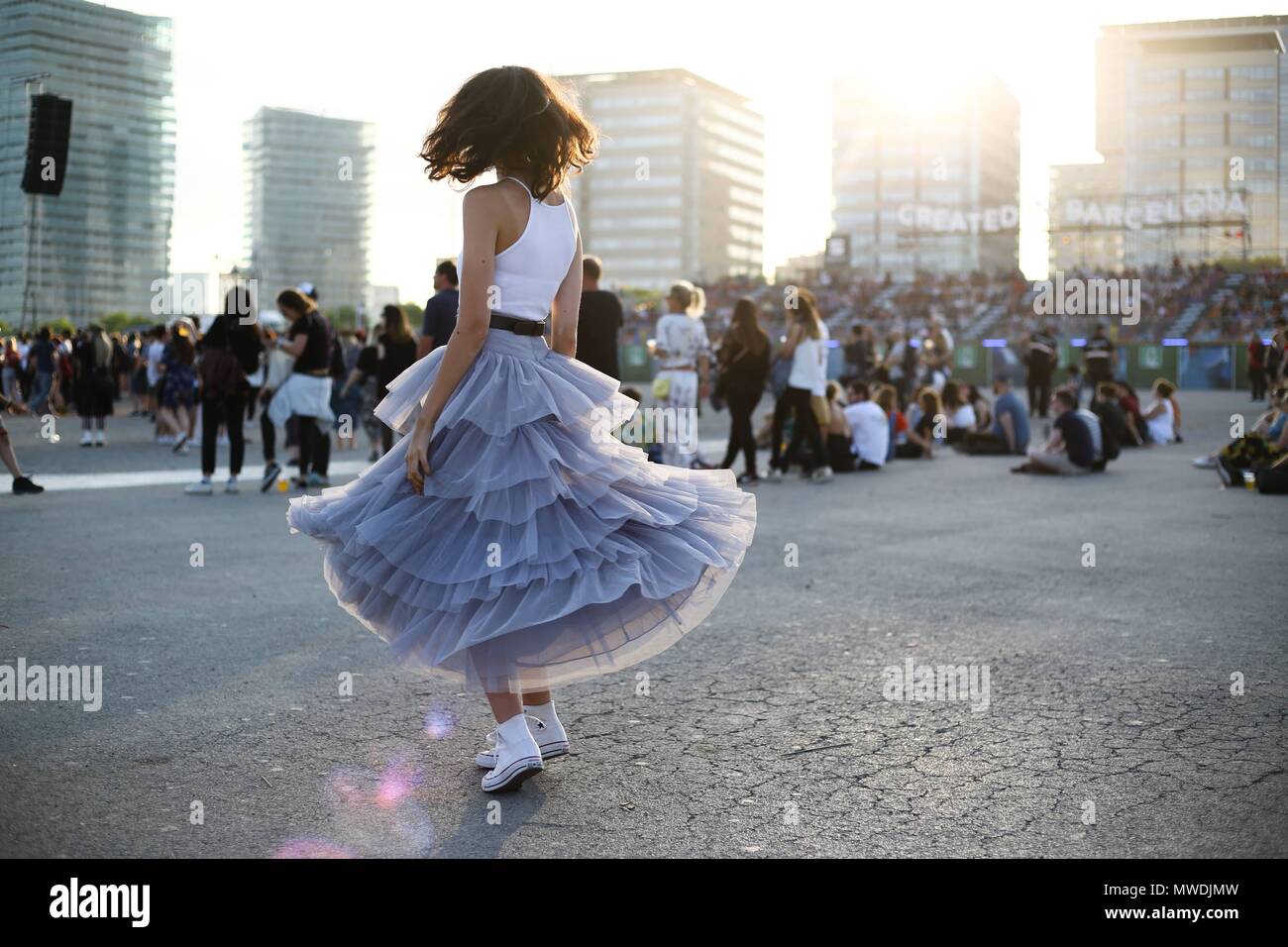 Barcelona, Spanien. 31st May, 2018. Editor and photographer Kristina ...