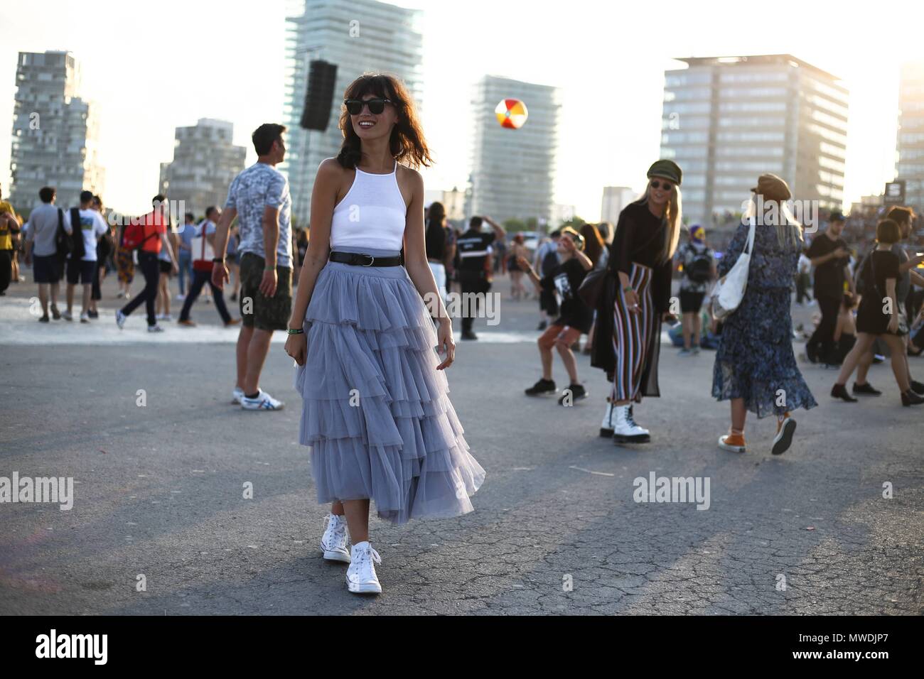 Barcelona, Spanien. 31st May, 2018. Editor and photographer Kristina ...