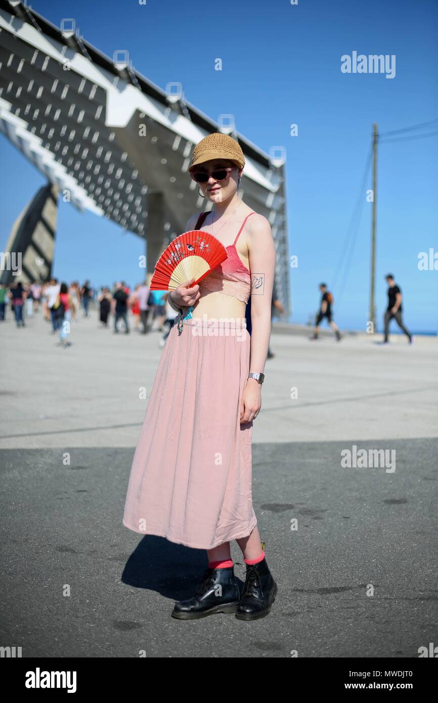 Barcelona, Spanien. 31st May, 2018. Artist Lara Delmage attending the ...
