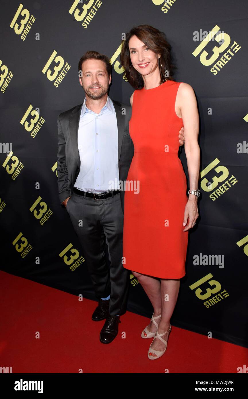 Munich, Deutschland. 28th May, 2018. Jason Priestley and Katharina ...