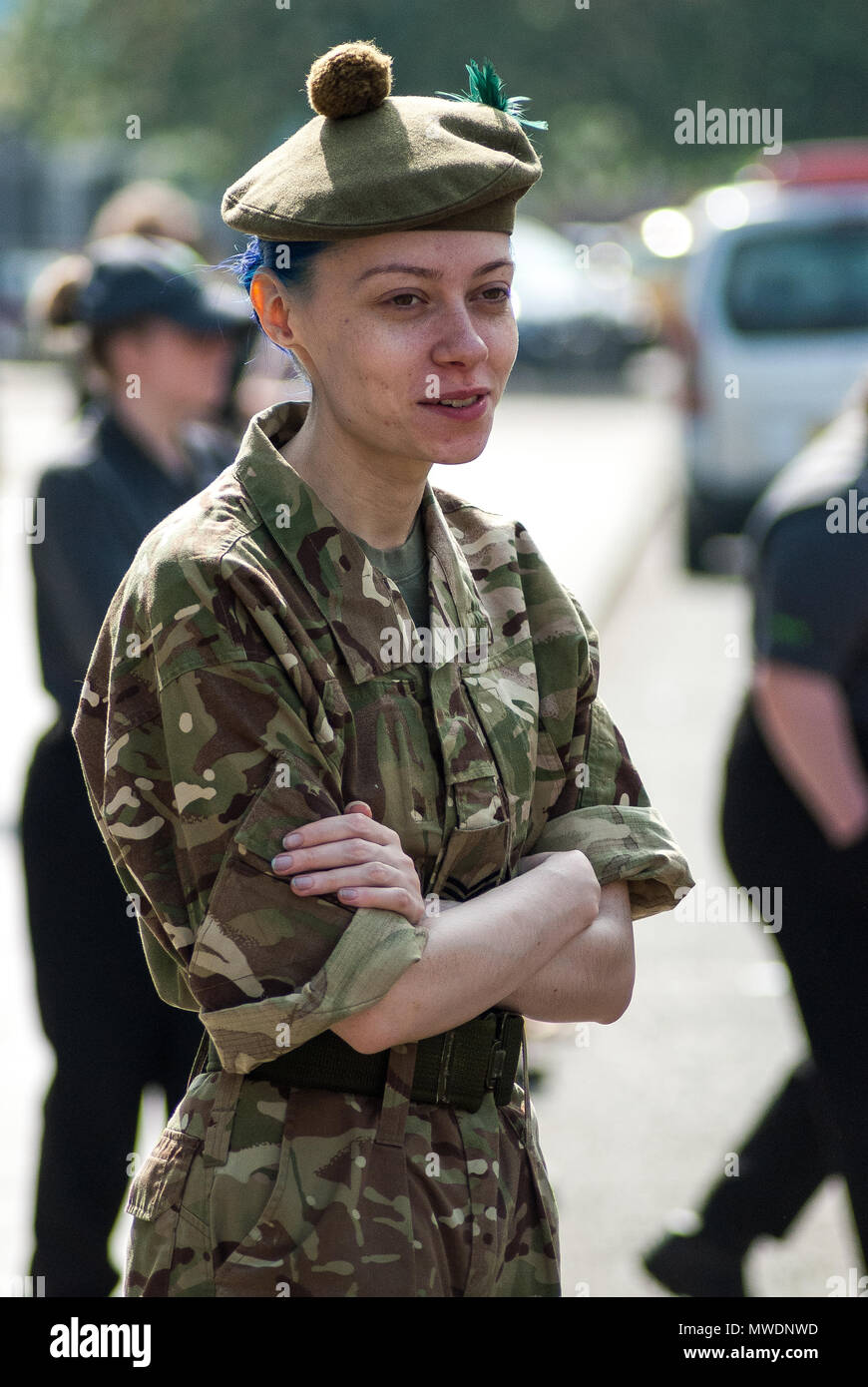 Alloa, Scotland, UK. 1st Jun, 2018. A portrait of Zoe Green, a member ...