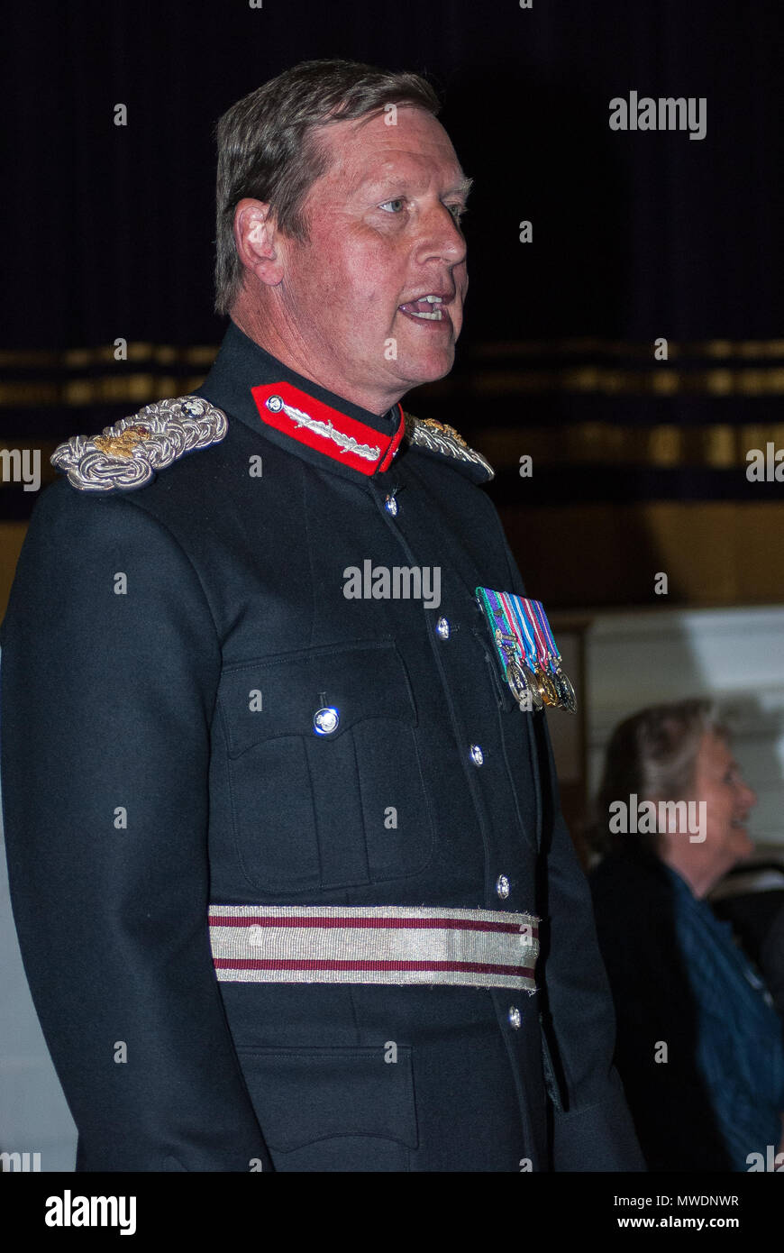 Alloa, Scotland, UK. 1st Jun, 2018. Lord-Lieutenant, Lt-Col (Retd ...