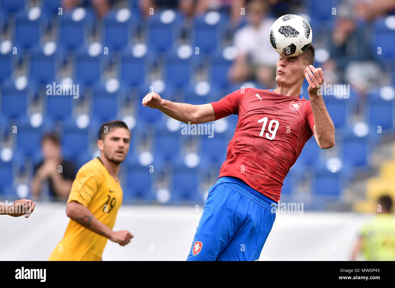 St. Polten, Austria. 01st June, 2018. From left JOSHUA RISDON (AUS) and ...