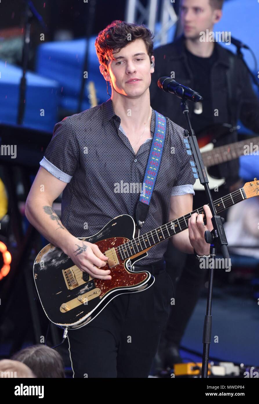 New York, NY, USA. 1st June, 2018. Shawn Mendes on stage for Shawn ...