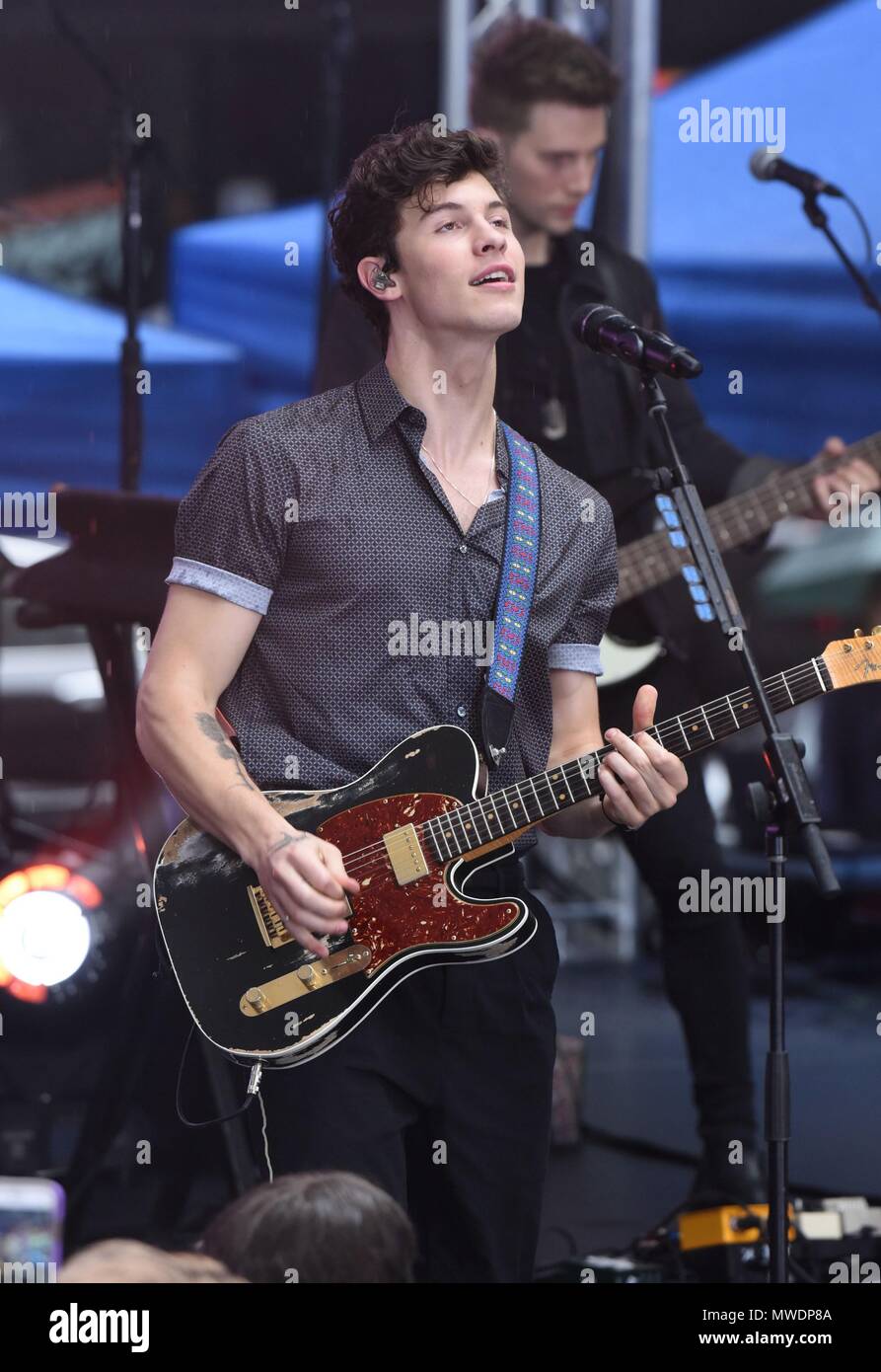 New York, NY, USA. 1st June, 2018. Shawn Mendes on stage for Shawn ...