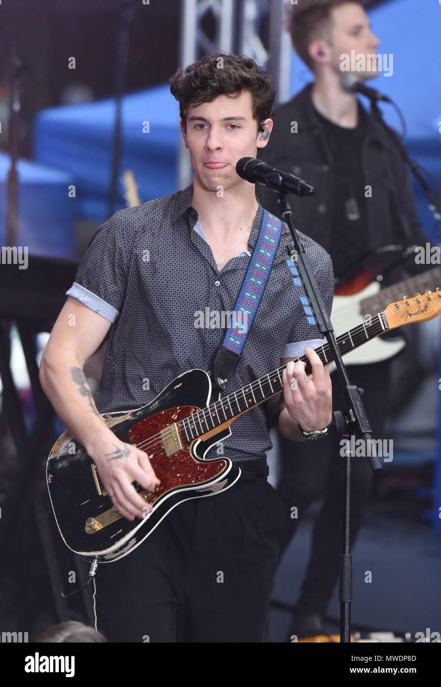New York, NY, USA. 1st June, 2018. Shawn Mendes on stage for Shawn ...