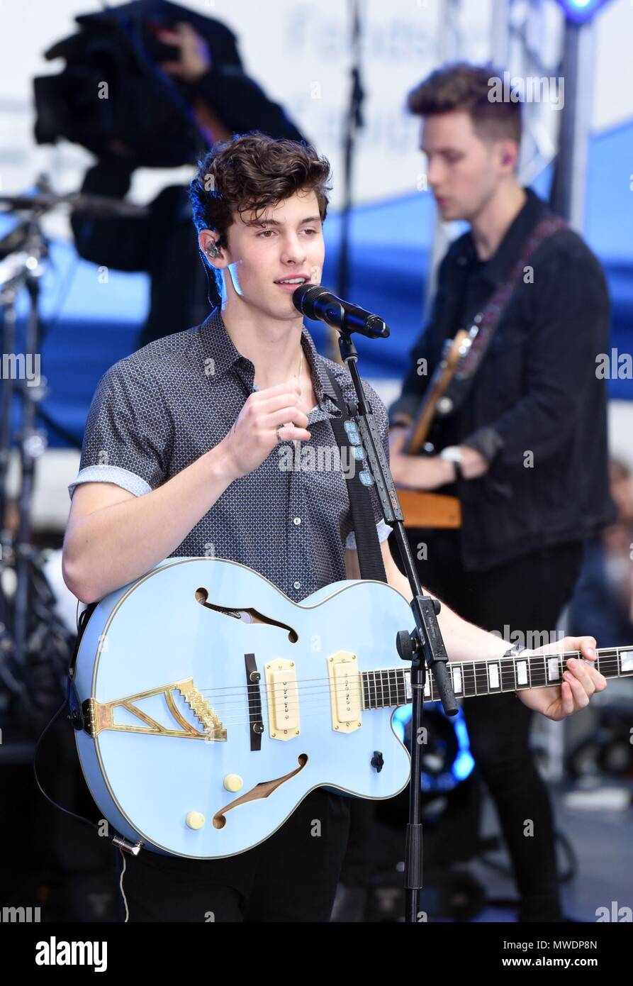 New York, NY, USA. 1st June, 2018. Shawn Mendes on stage for Shawn ...