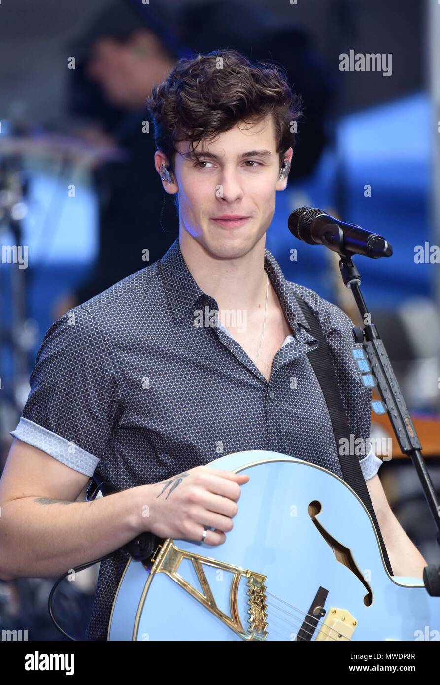 New York, NY, USA. 1st June, 2018. Shawn Mendes on stage for Shawn ... New York, NY, USA. 1st June, 2018. Shawn Mendes on stage for Shawn ...