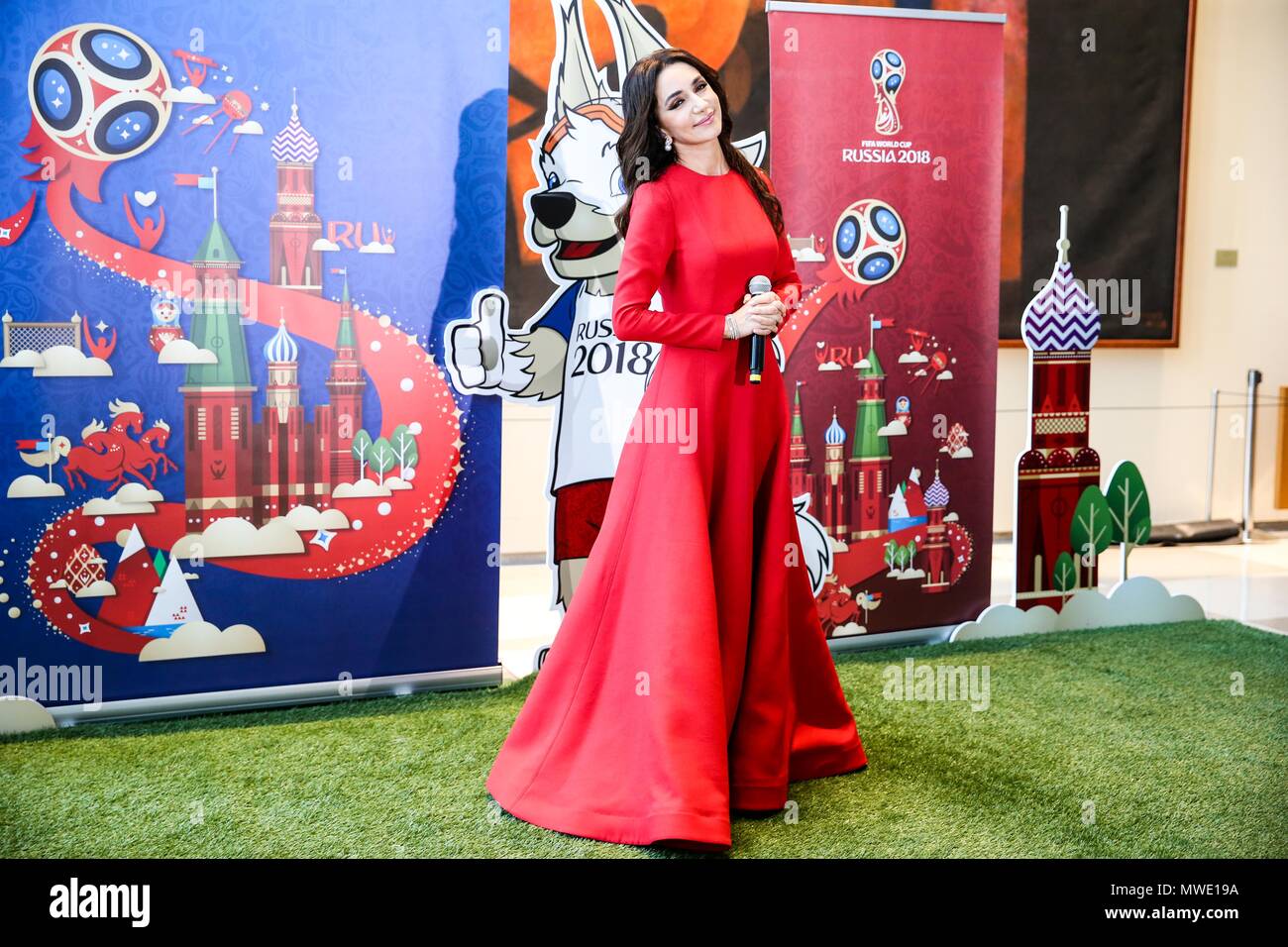 New York, New York, USA. 1st June, 2018. Russian singer Zara Mgoyan ...
