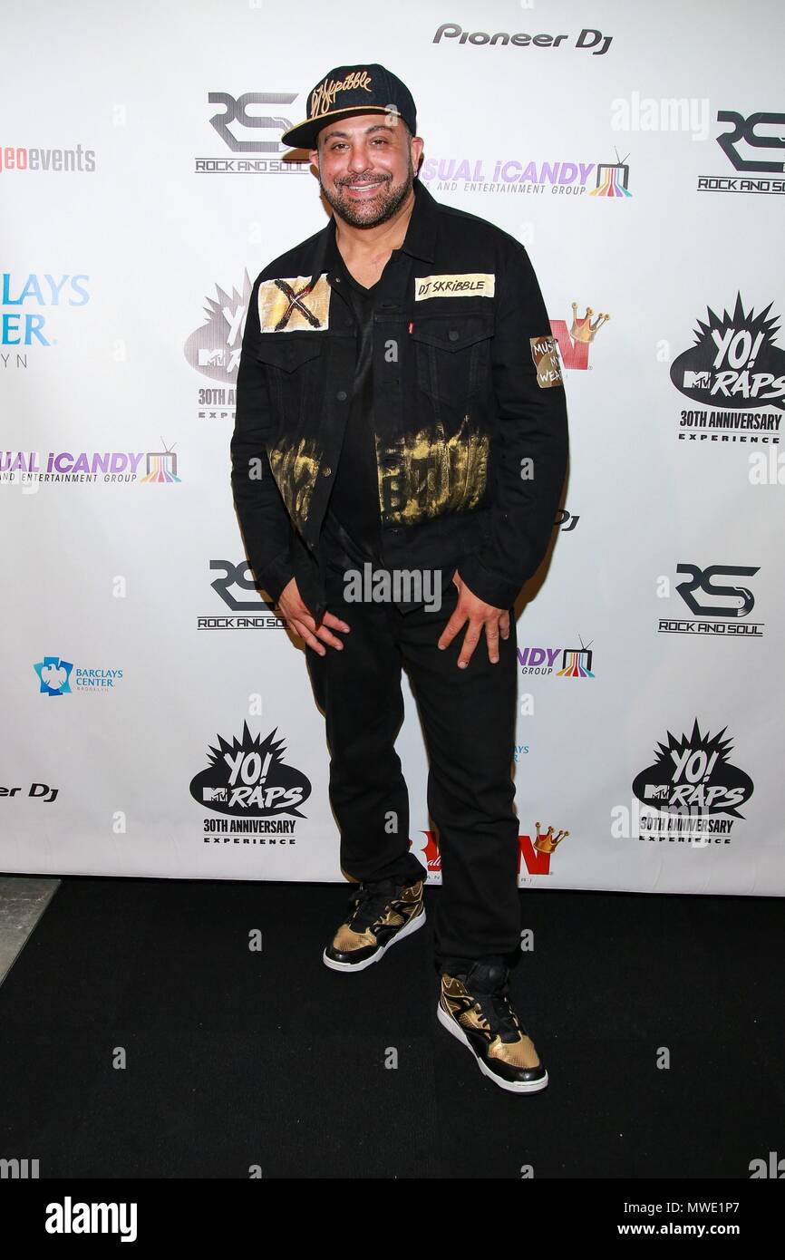 Brooklyn, NY, USA. 1st June, 2018. DJ Skribble in attendance for YO! MTV RAPS: 30th Anniversary ...