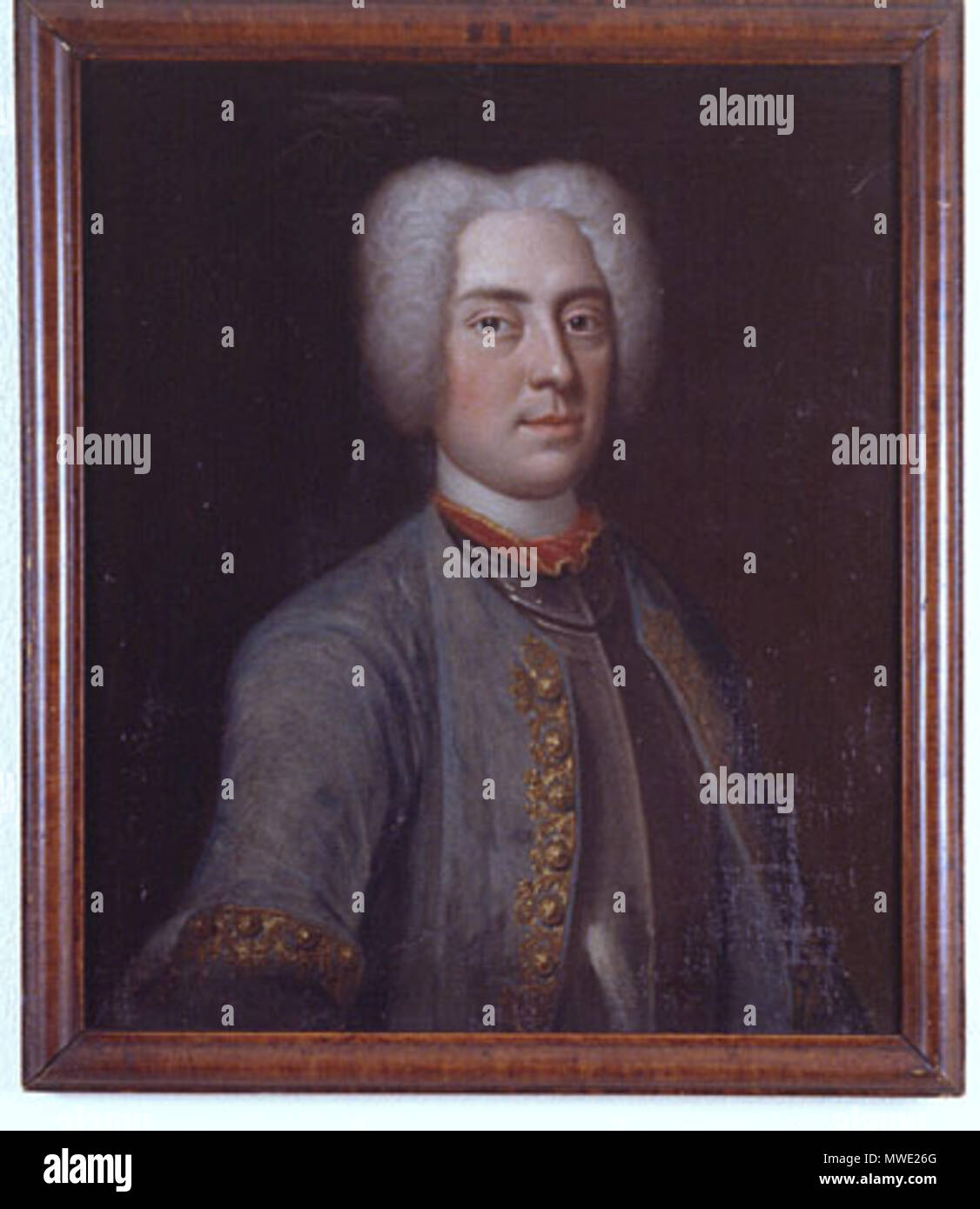 . English: Portrait of w:de:Christian Wilhelm von Eyben . circa 1690 ...