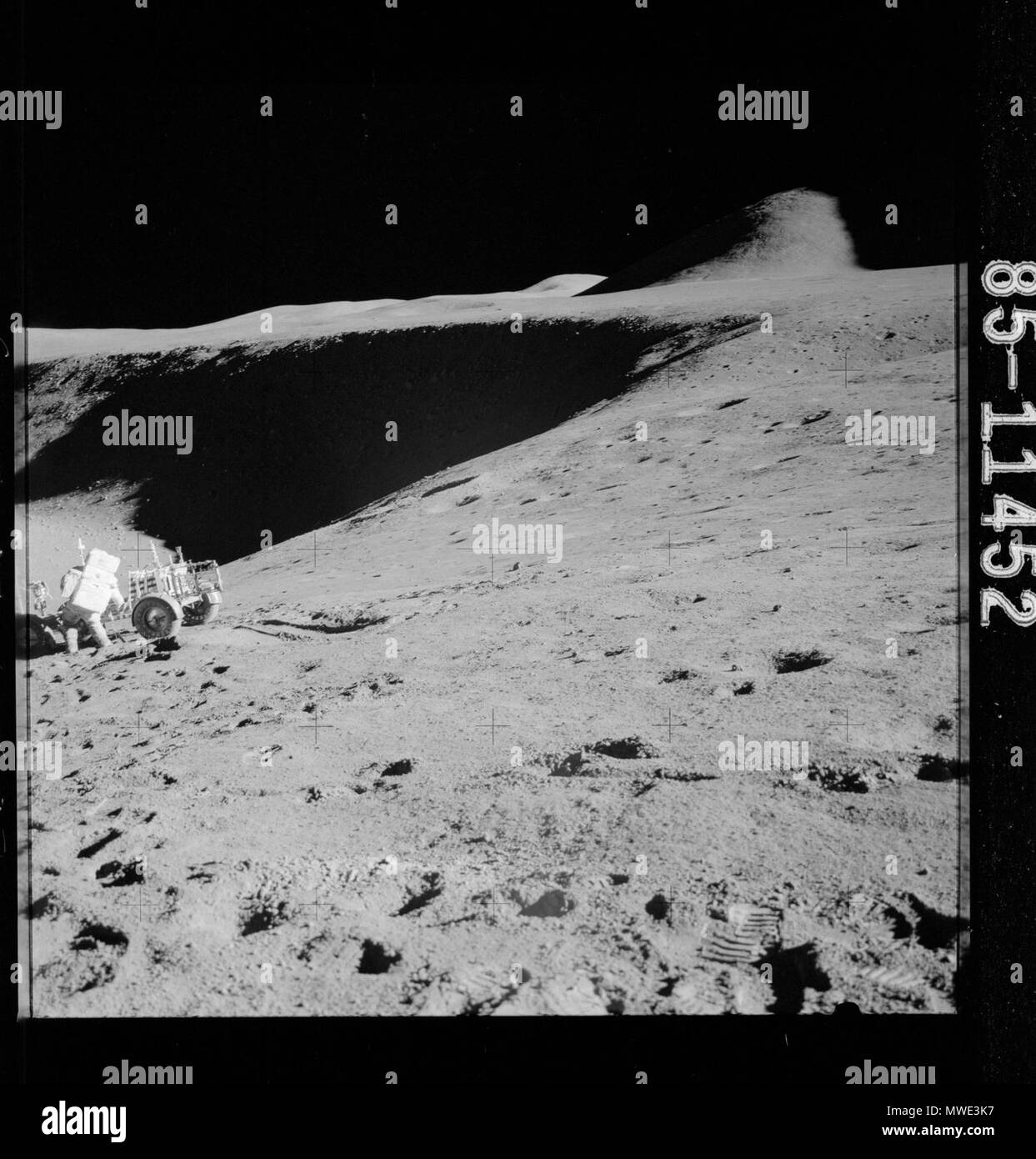 Apollo 15 Moon mission. SEVA, Pre-EVA-1, EVA-1 & 2 Stock Photo - Alamy