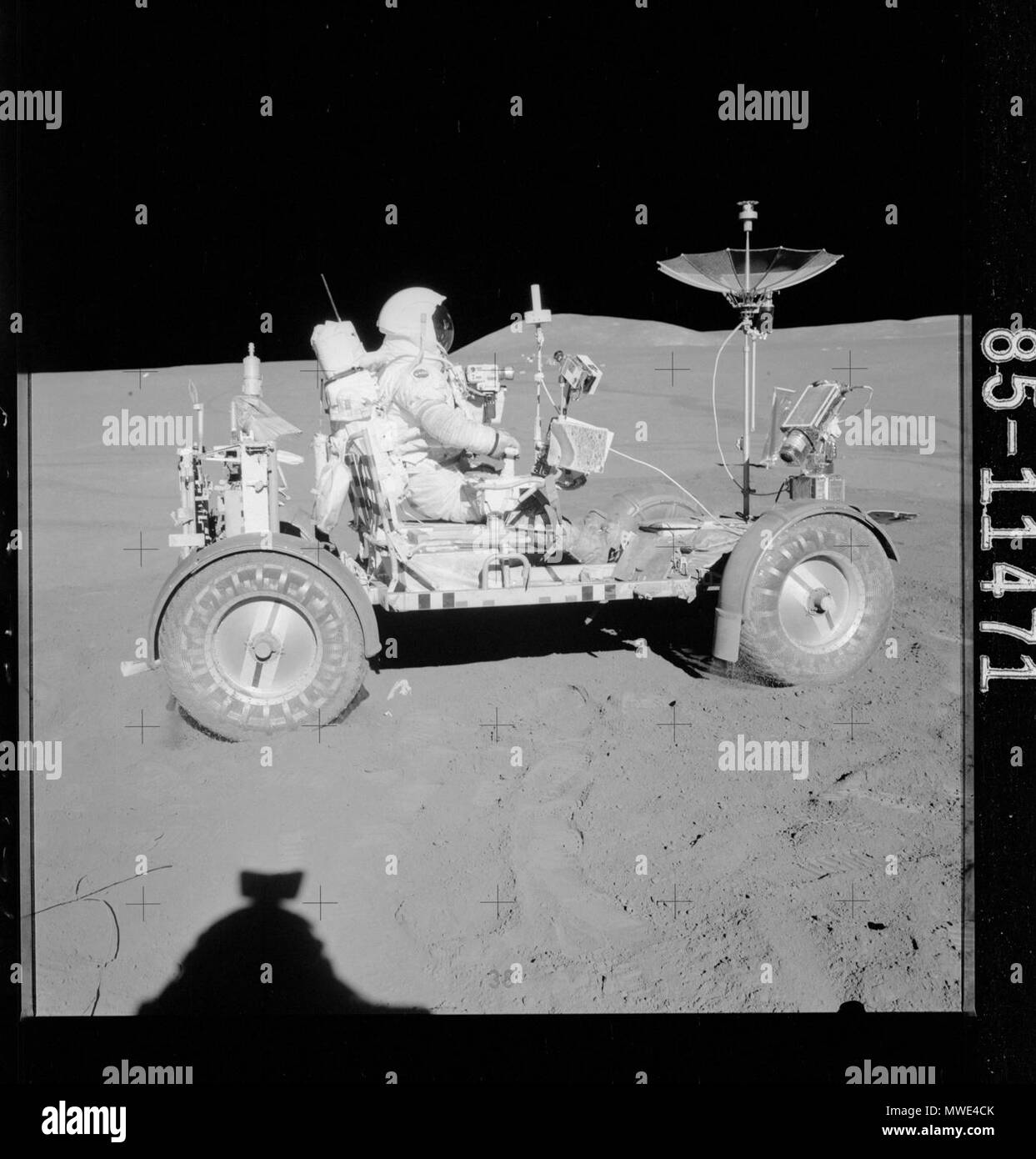 Apollo 15 Moon mission. SEVA, Pre-EVA-1, EVA-1 & 2 Stock Photo - Alamy