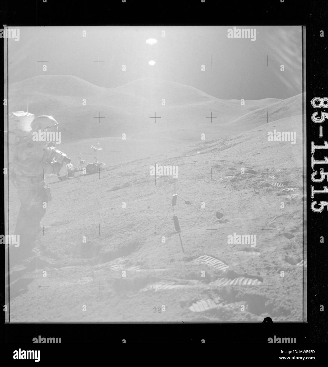 Apollo 15 Moon mission. SEVA, Pre-EVA-1, EVA-1 & 2 Stock Photo - Alamy