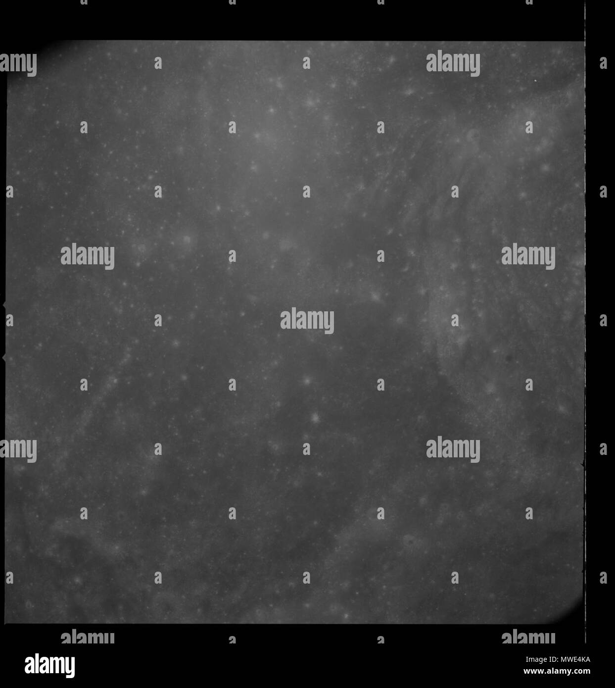 Apollo 8 mission. Lunar orbit showing texture topography and craters on ...