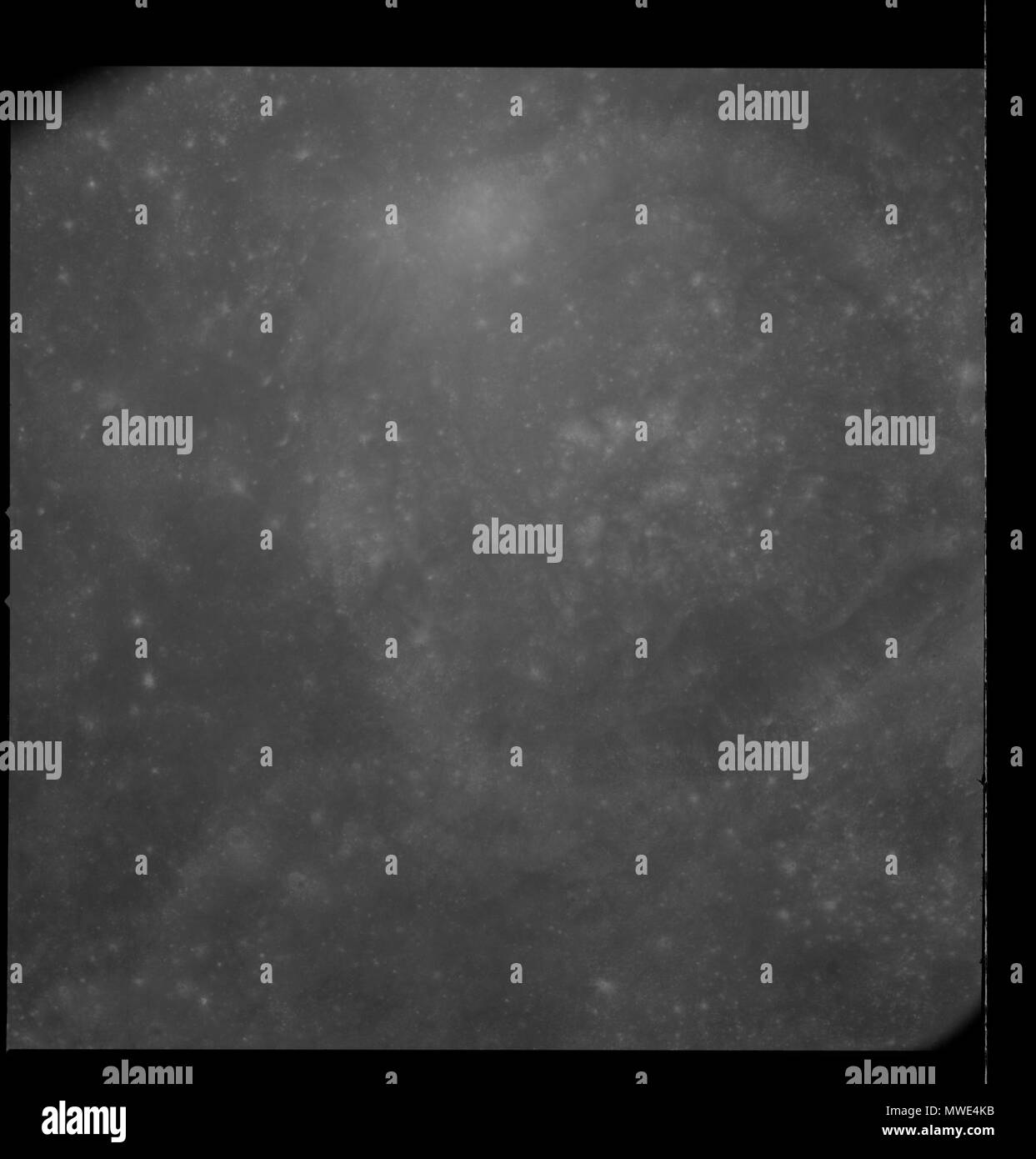 Apollo 8 mission. Lunar orbit showing texture topography and craters on ...