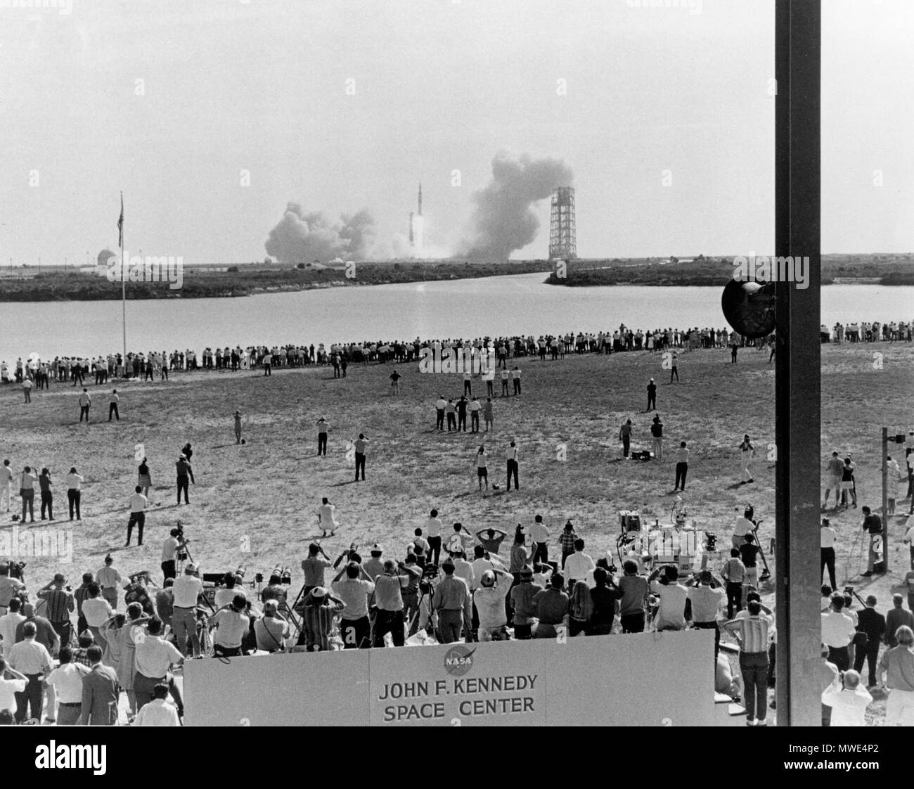 Apollo 11 liftoff Black and White Stock Photos & Images - Alamy