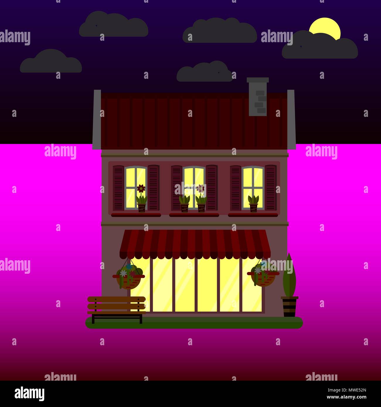 Two storey building hi-res stock photography and images - Alamy