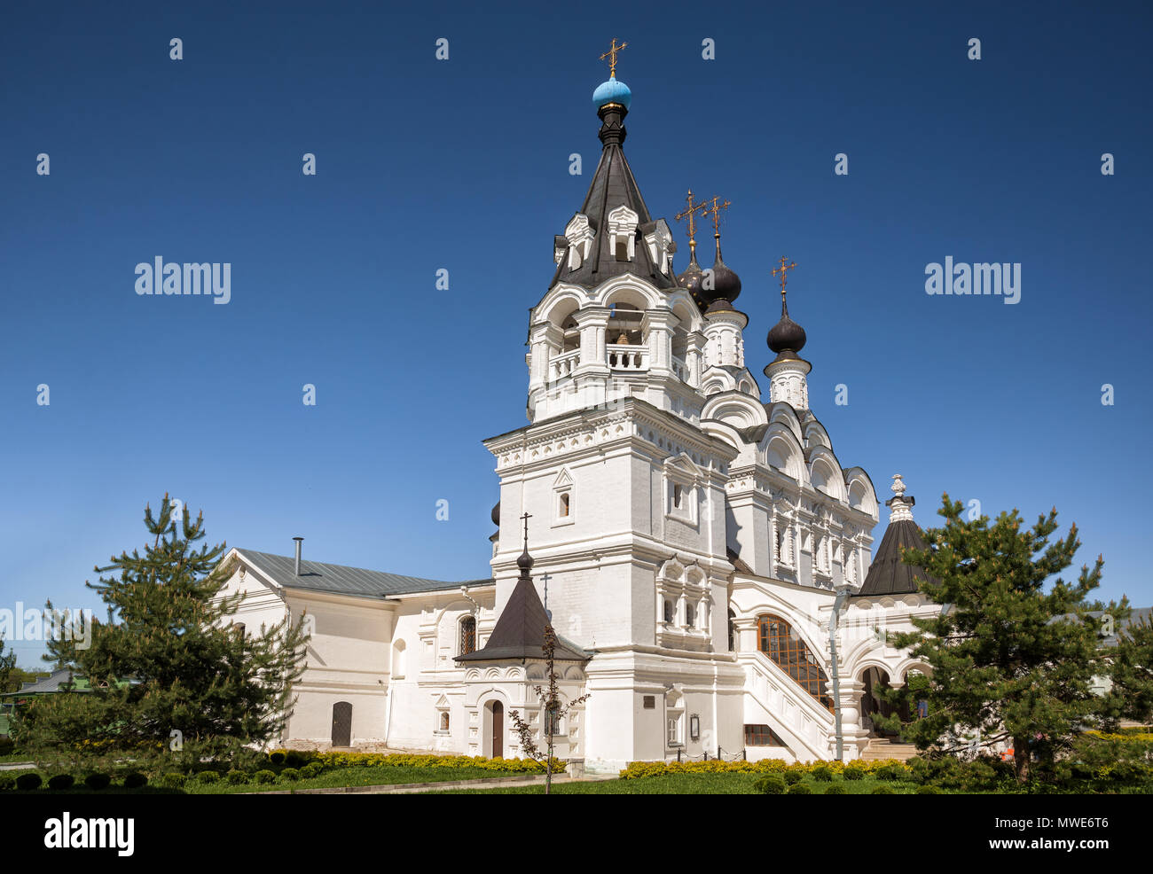 Cathedral and bell tower of the Annunciation Monastery. Murom, Russia ...