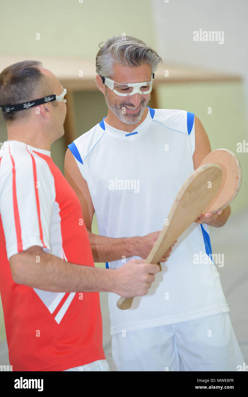 men playing pala Stock Photo - Alamy