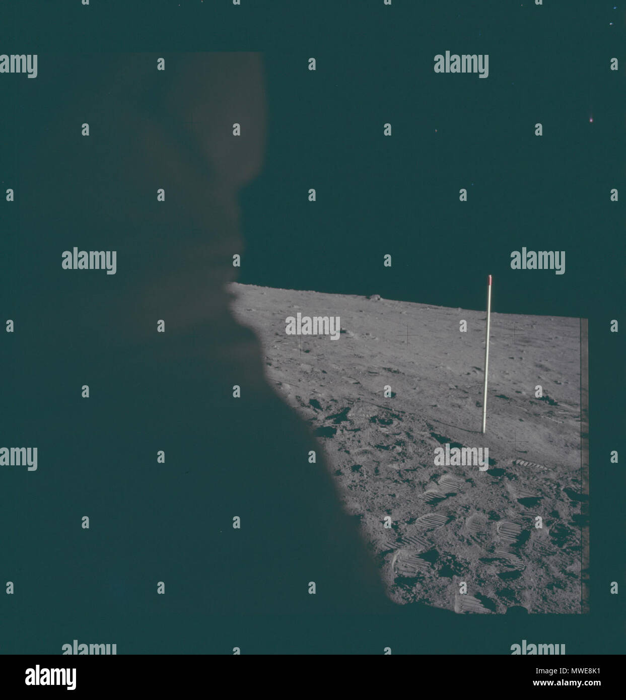 Apollo moon mission. Exploring the moons surface Stock Photo - Alamy