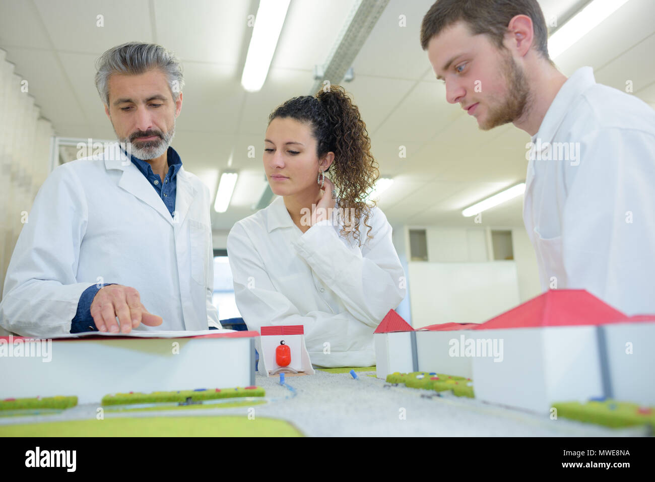 civil engineer class Stock Photo - Alamy